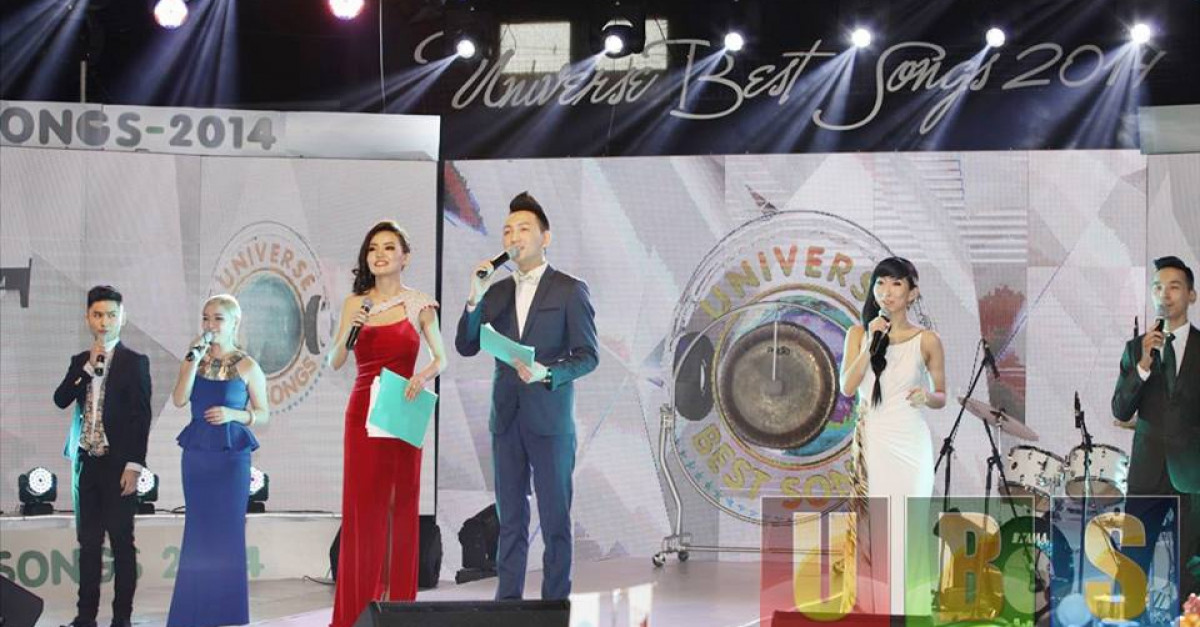 “Universe Best Songs-2014” наадмын хөтлөгчид · Dorgio.mn