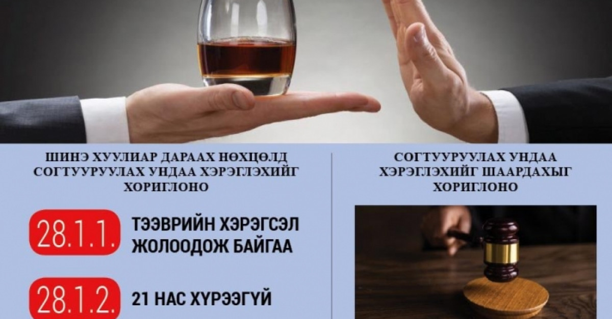 Бусдыг архиар шахахгүй байх шинэ соёлыг хуульчлав · Dorgio.mn