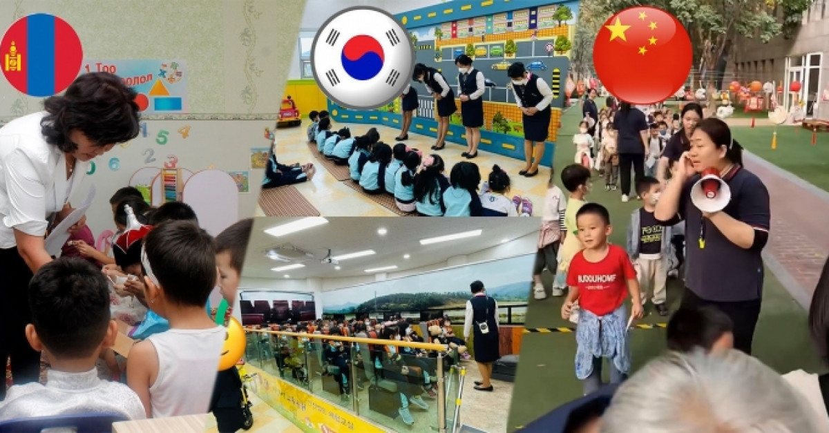 Монголд цэцэрлэгийн нэг ангид 40, Солонгост 20 хүүхэд сурдаг · Dorgio.mn