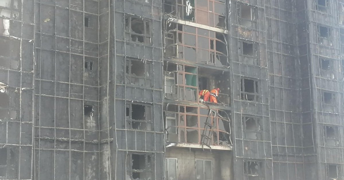 Орхон аймагт 12 давхар орон сууцанд гарсан галыг бүрэн унтраажээ · Dorgio.mn