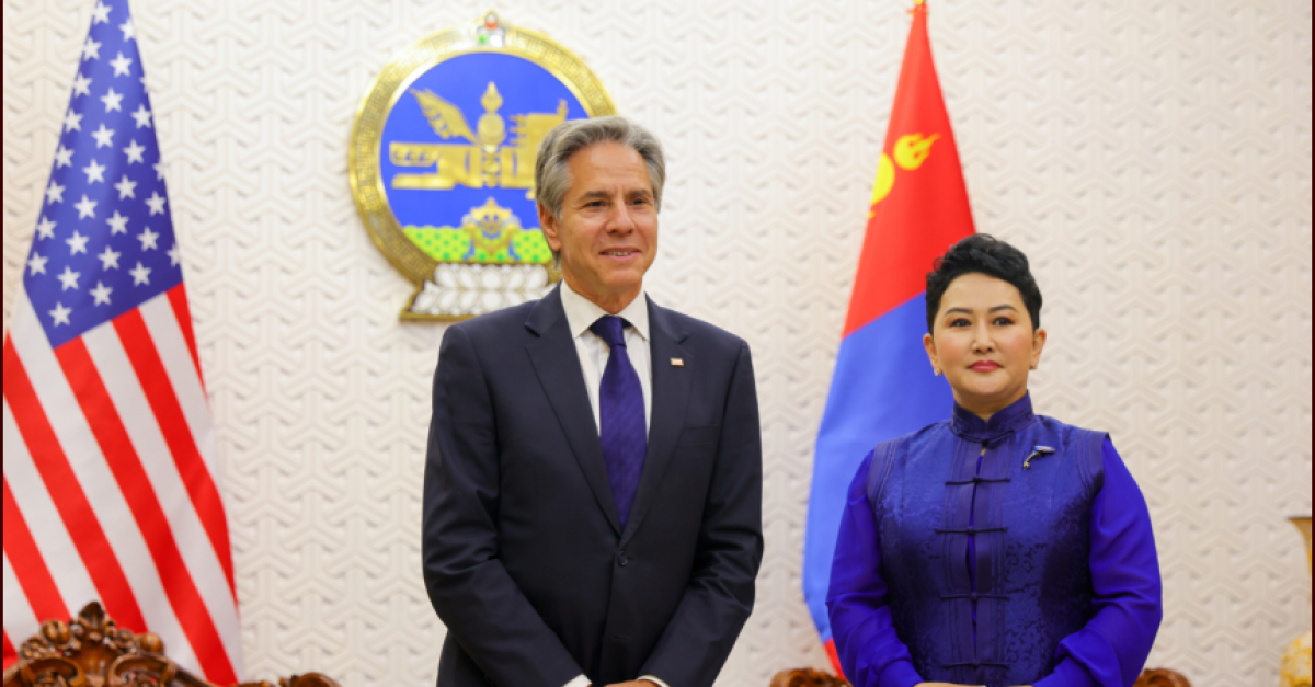 ГАДААД ХАРИЛЦААНЫ САЙД Б БАТЦЭЦЭГ АМЕРИКИЙН НЭГДСЭН УЛСЫН ТӨРИЙН НАРИЙН БИЧГИЙН ДАРГА ЭНТОНИ